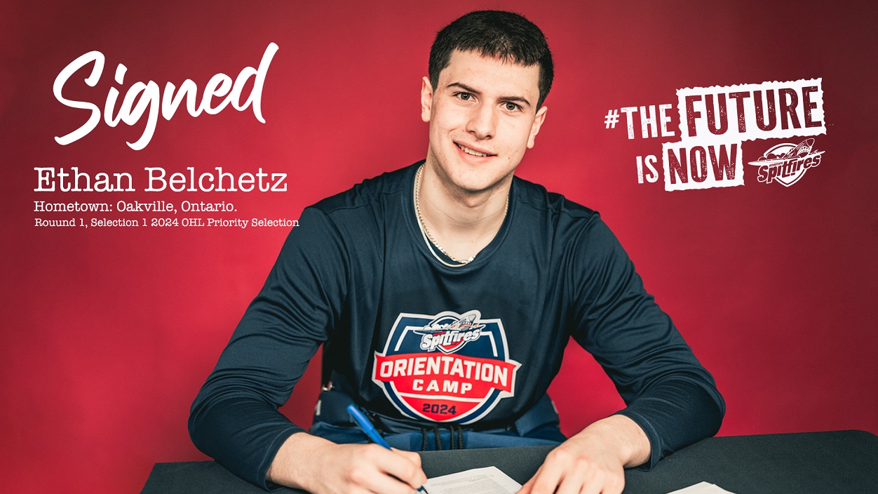 Windsor Spitfires sign Belchetz to OHL Scholarship and Development Agreement