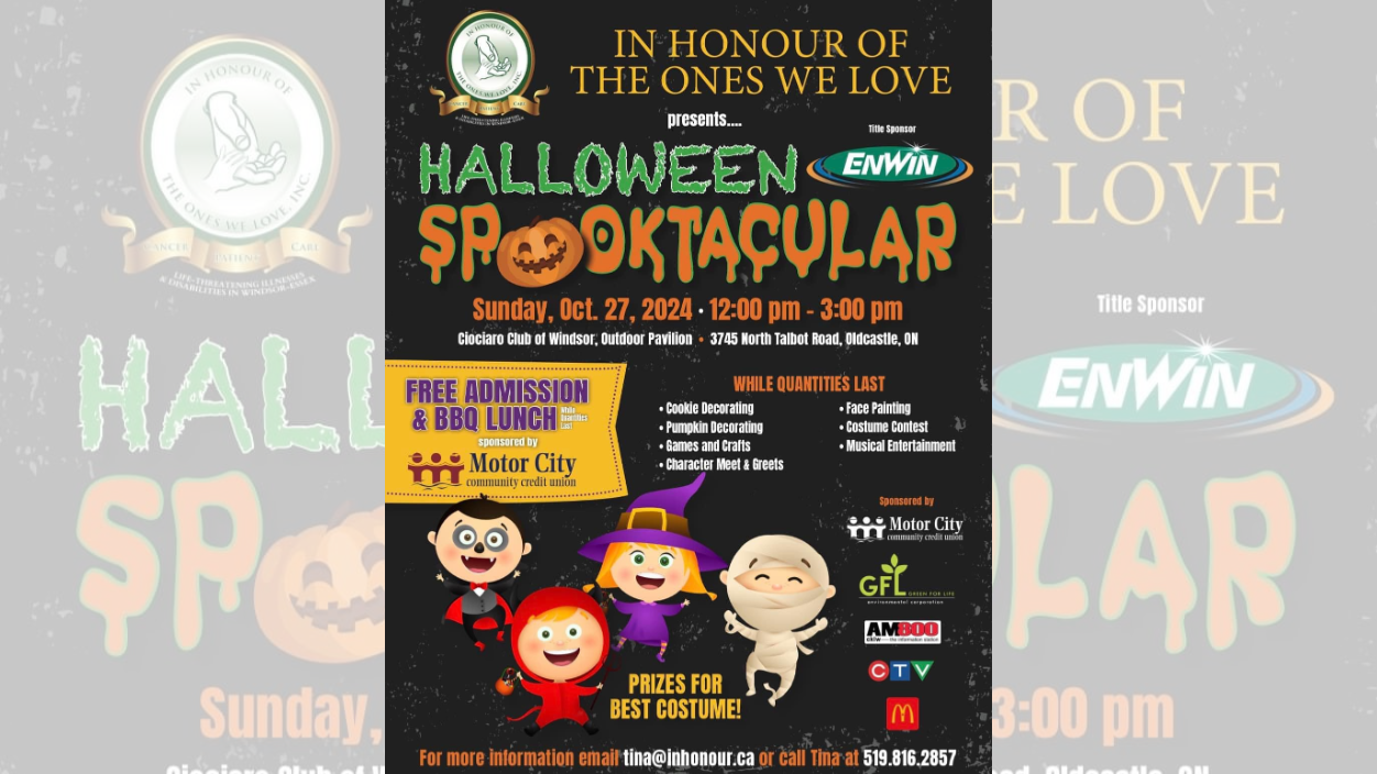In Honour of the Ones We Love Halloween Spooktacular