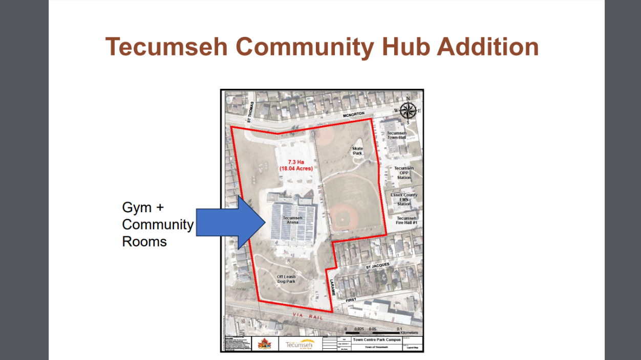 Tecumseh to apply for provincial and federal grants to construct reimagined community hub