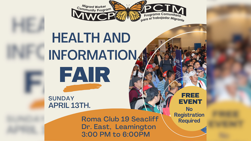 Annual Migrant Worker Health and Information Fair being held today