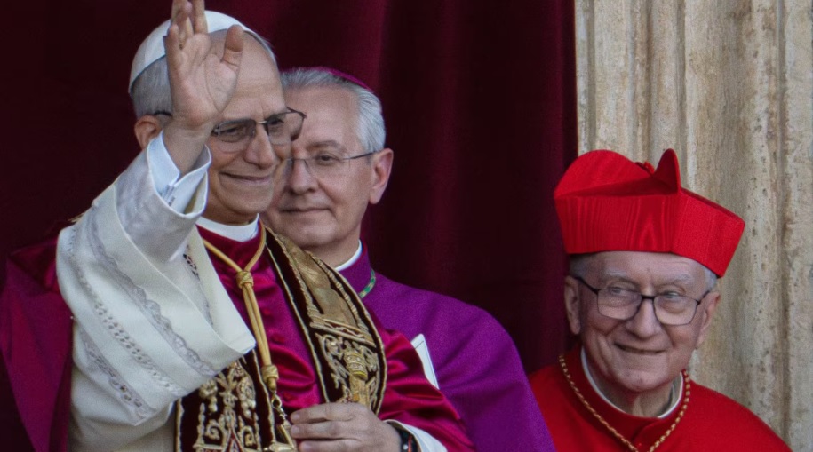 Pope Leo XIV addresses cardinals in English at his first Mass