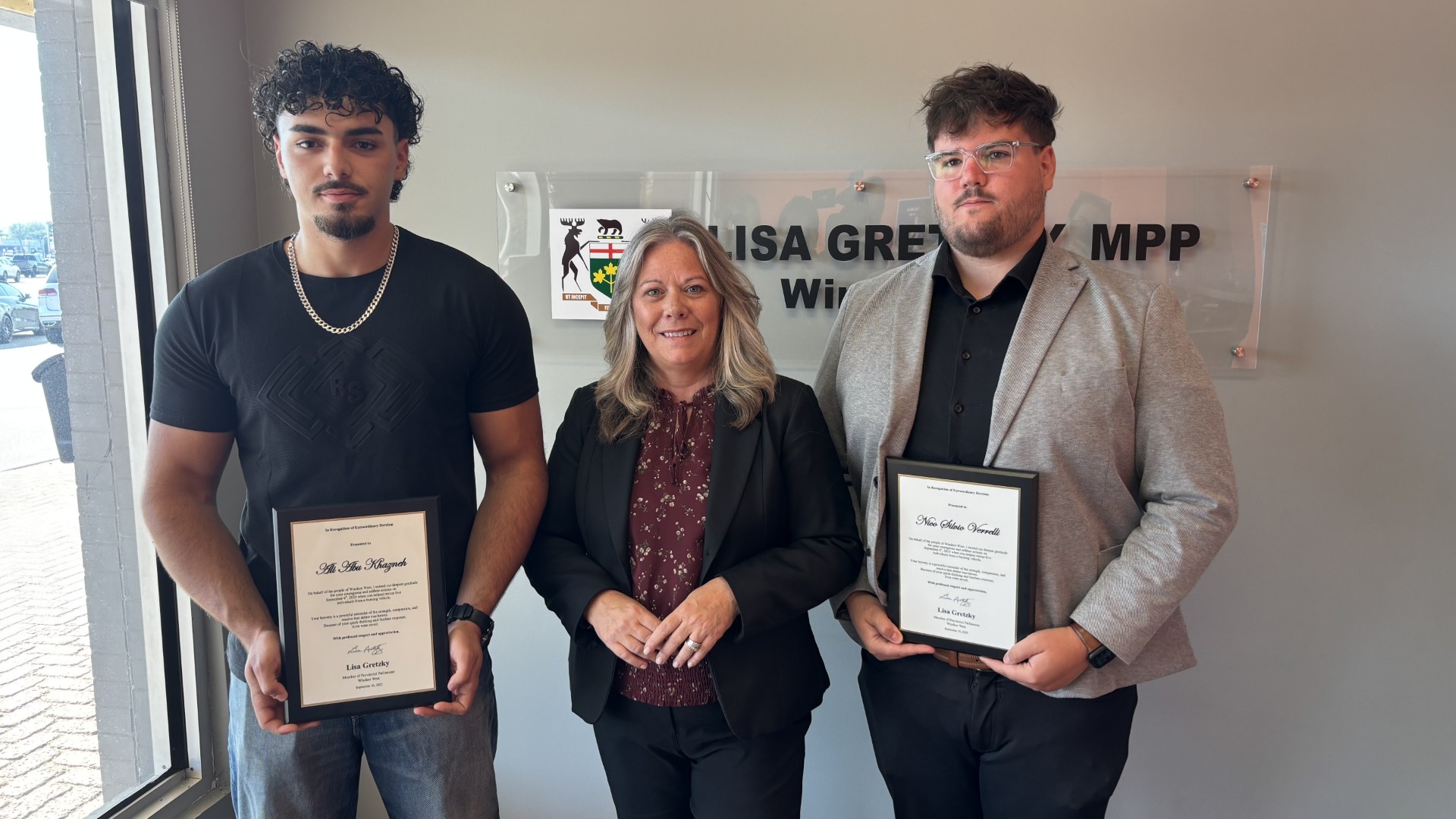 Local heroes honoured