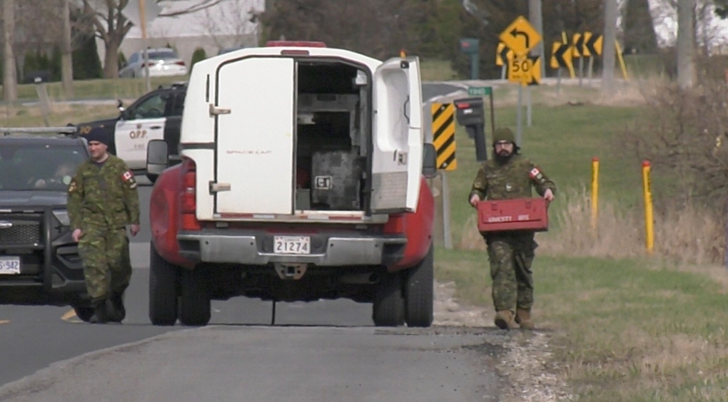 Canadian military in Leamington for ongoing investigation