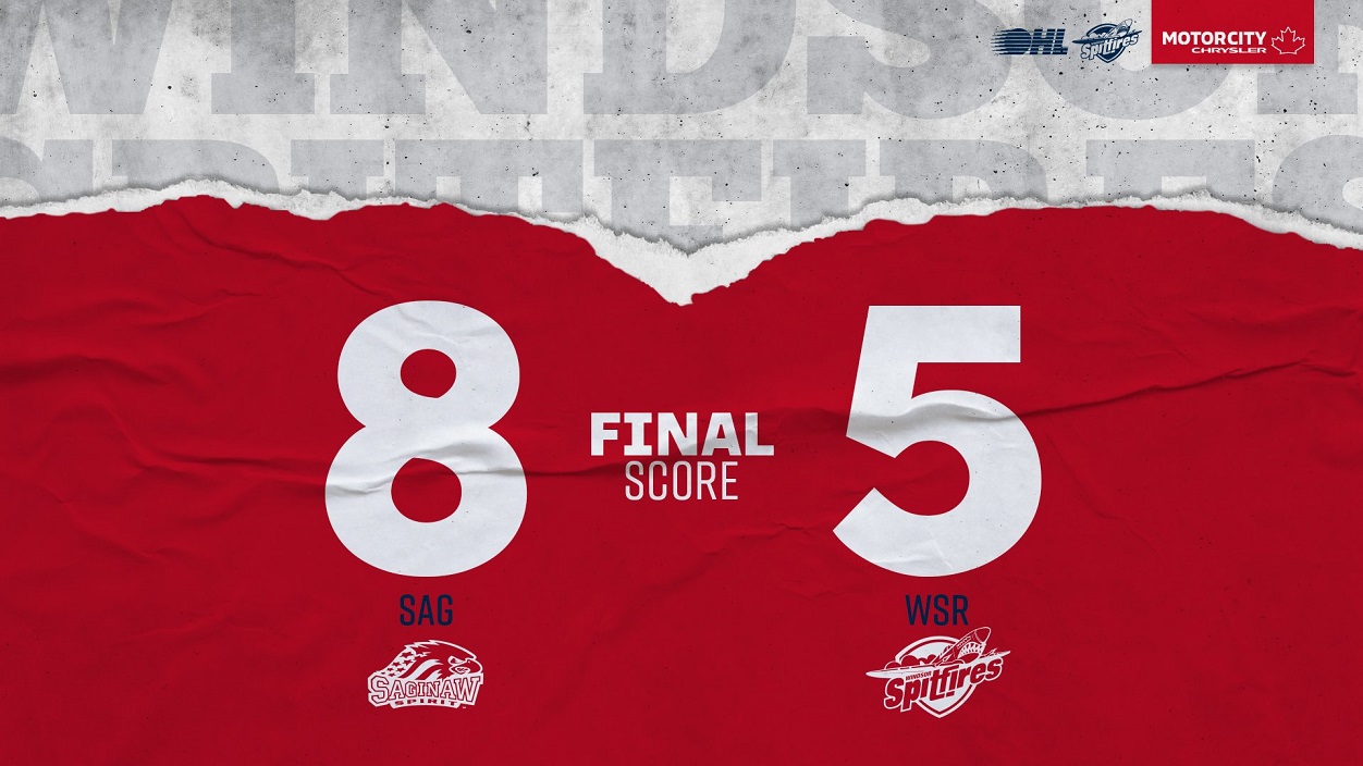 Spitfires lose 8-5 to the Spirit in final 2023-24 season game