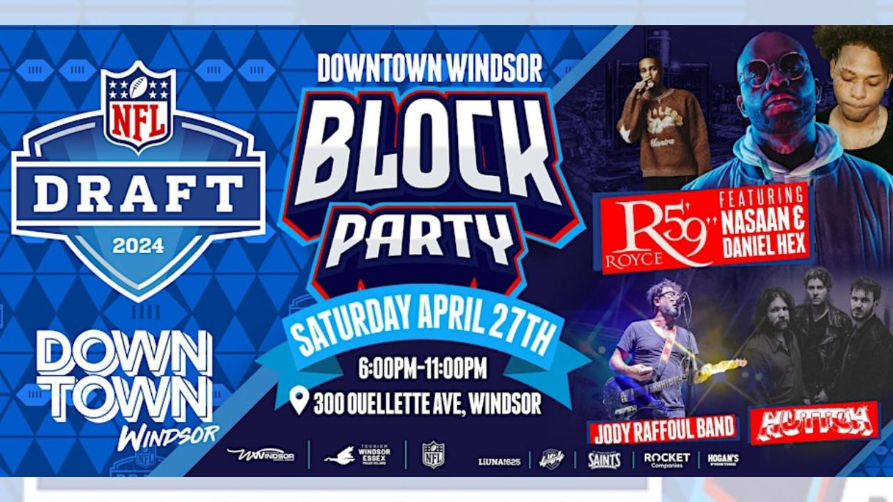 Downtown Windsor NFL Draft Block Party