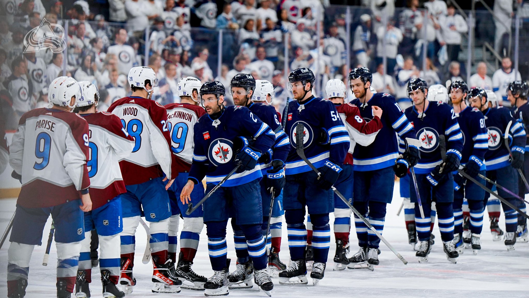 Avalanche eliminate Jets from playoffs with 6-3 road win