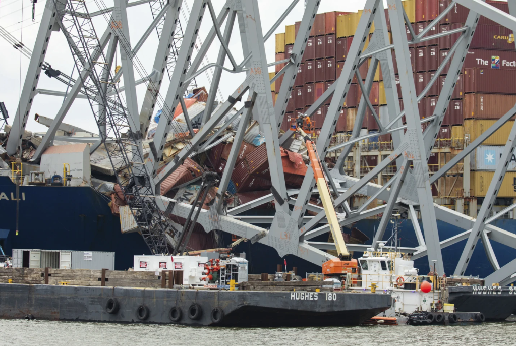 Crews prepare for controlled demolition as cleanup continues at ...