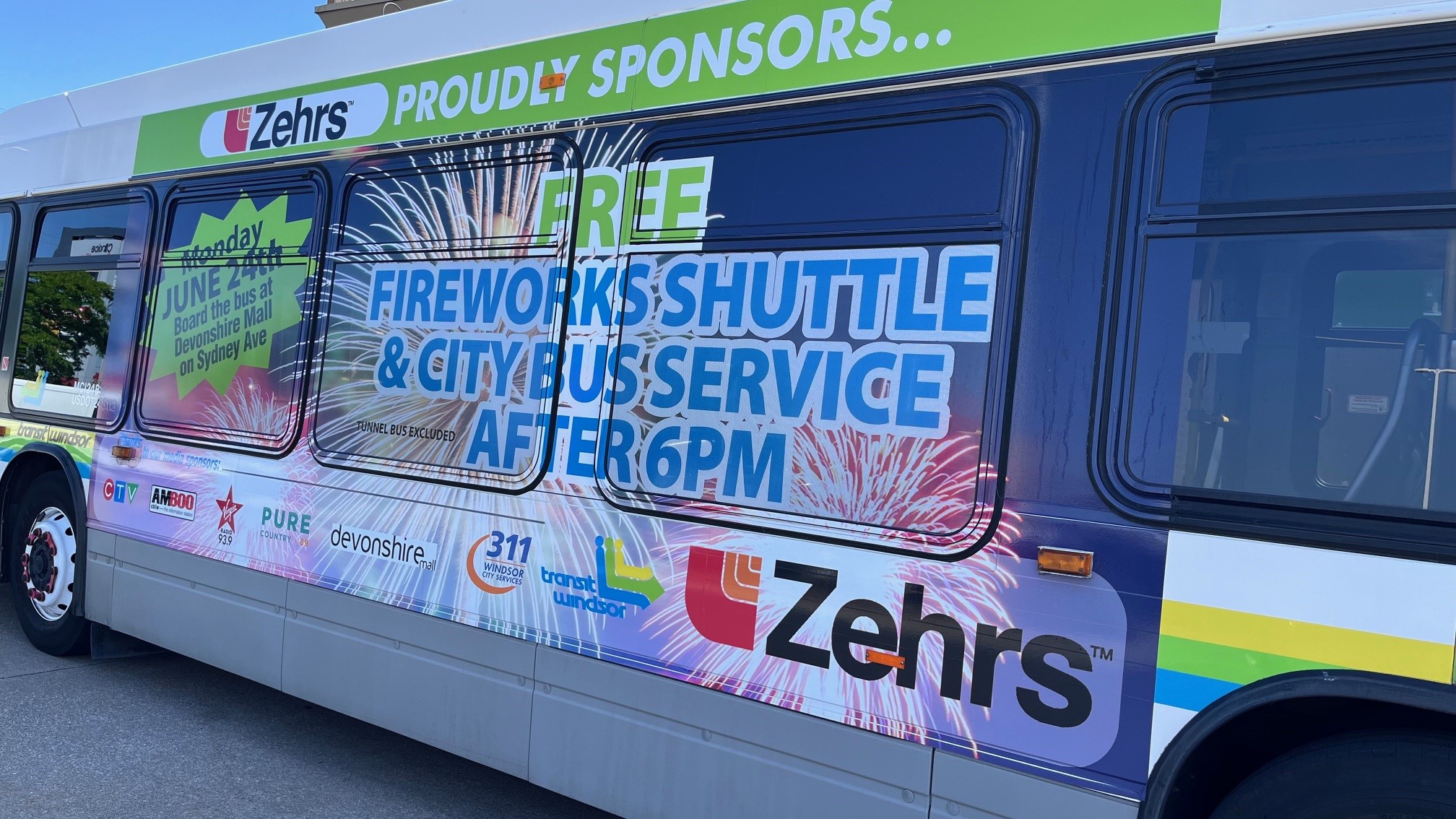 Use of fireworks night shuttle buses up 82 percent: Transit Windsor