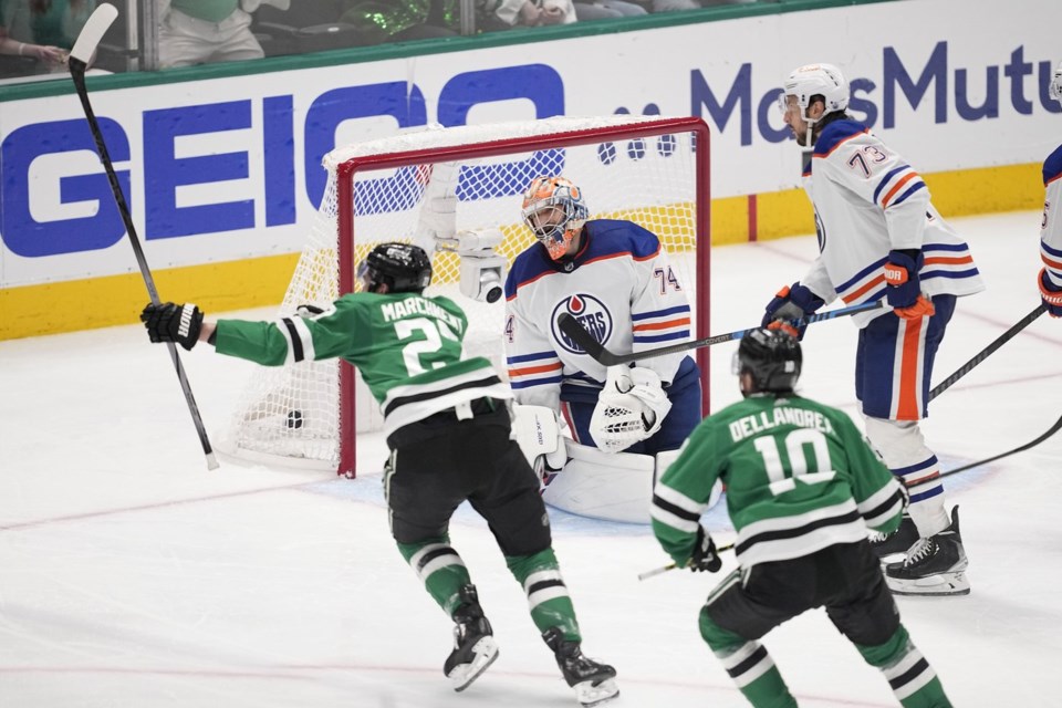 Marchment scores winner, Stars beat Oilers 3-1 to even Western ...