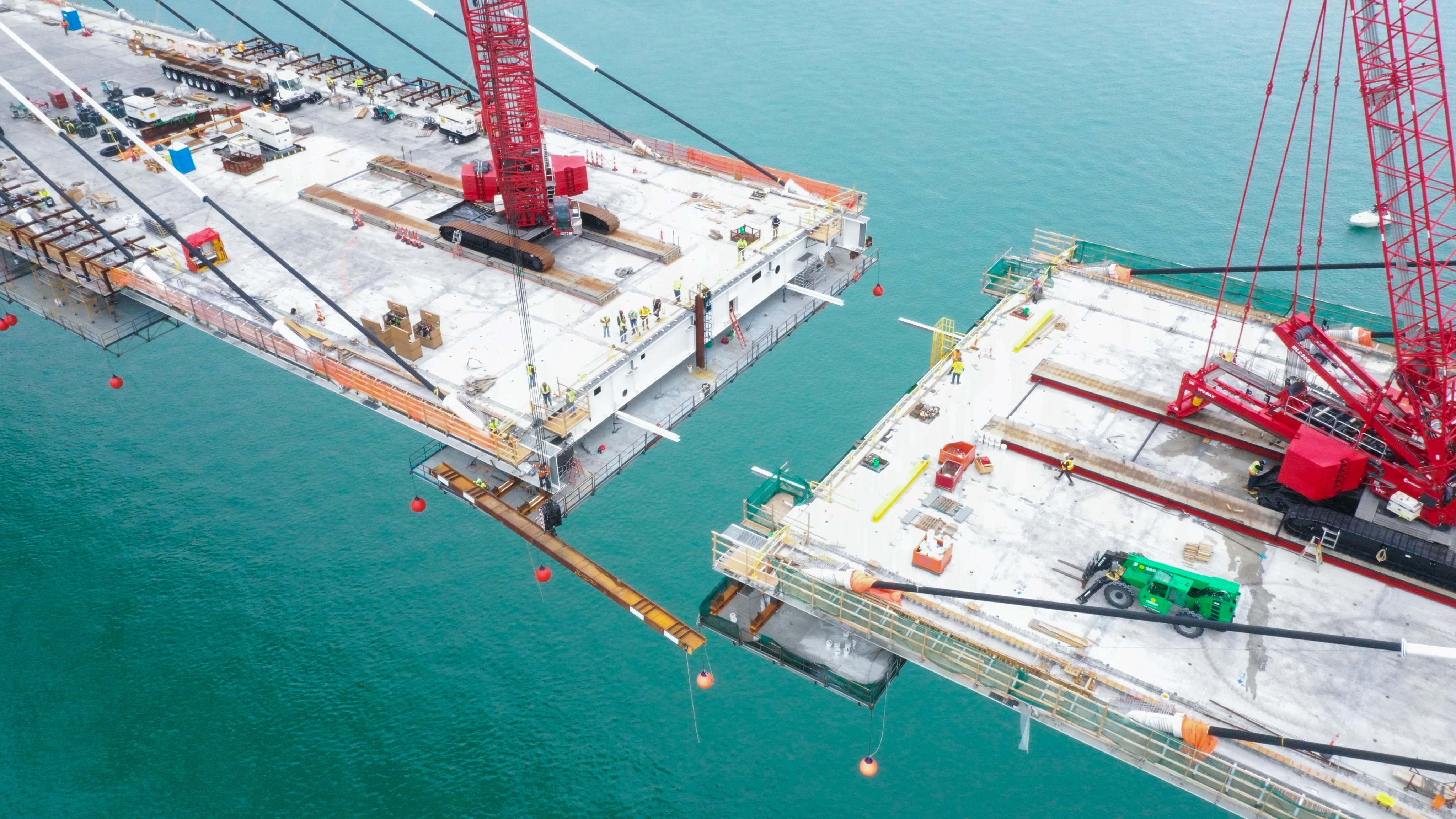 Both sides of the Gordie Howe Bridge should be fully connected by the ...