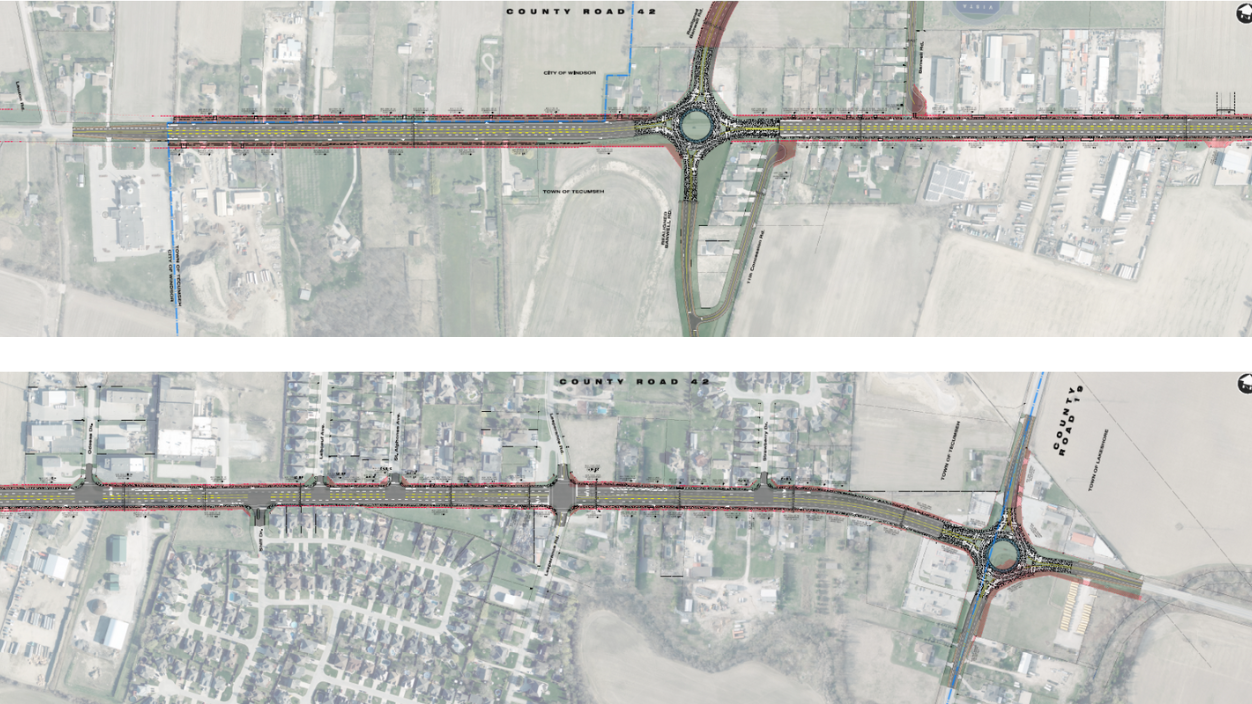 County Road 42 roundabout construction starts Monday, bringing with it ...