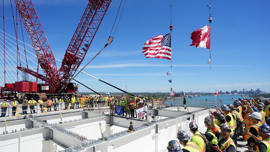 'A sense of pride and joy': WDBA on Gordie Howe nearing completion