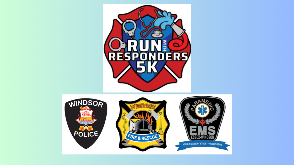 Run or walk side-by-side with Windsor-Essex first responders