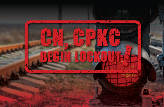 National rail shutdown begins as employees locked out at both major ...