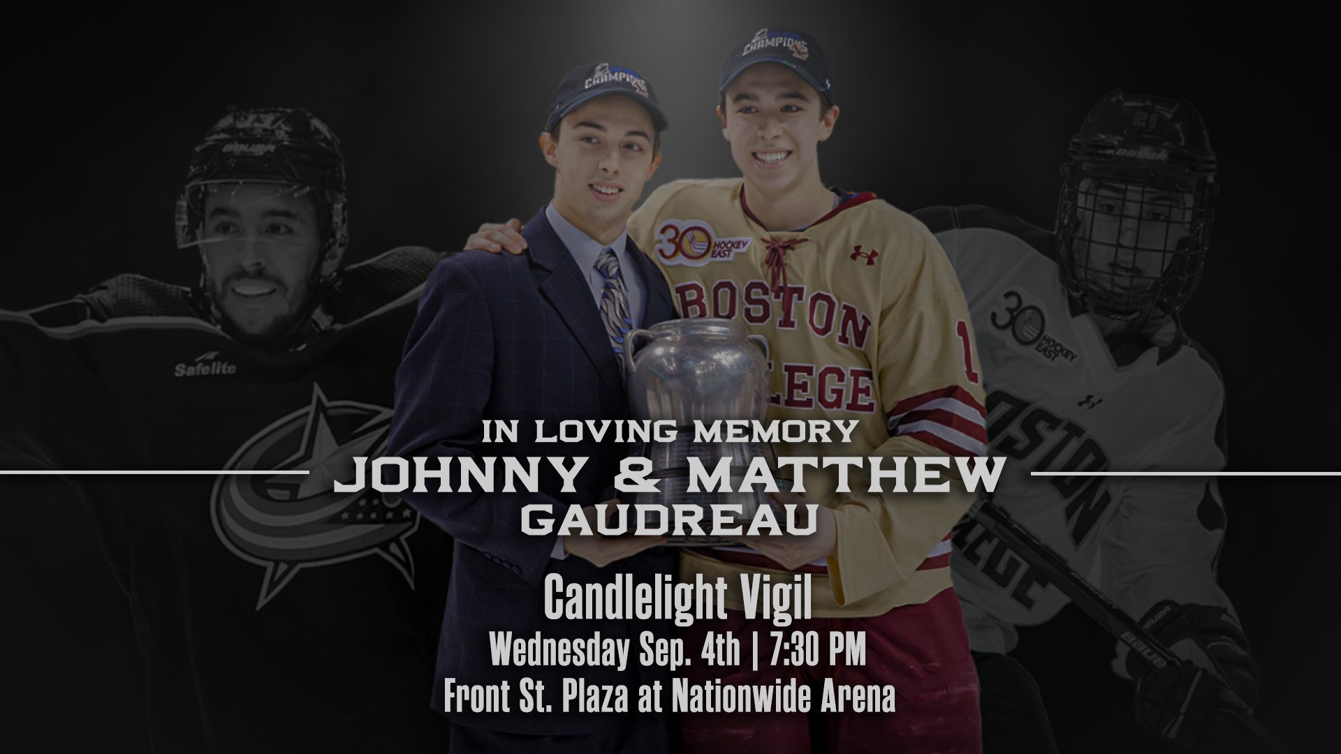 Watch: Blue Jackets fans, players remember Johnny and Matthew Gaudreau ...