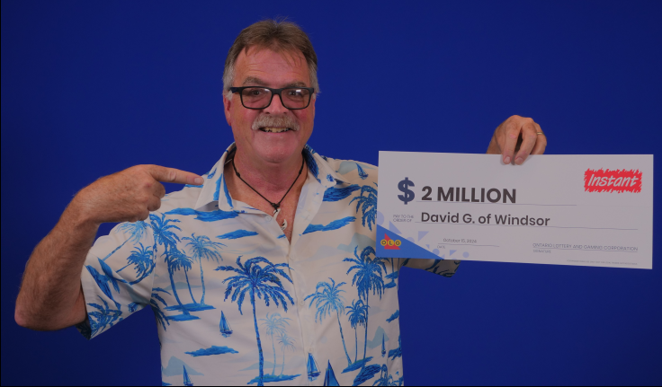 "It's a huge blessing": Windsor man celebrating $2-million lotto win