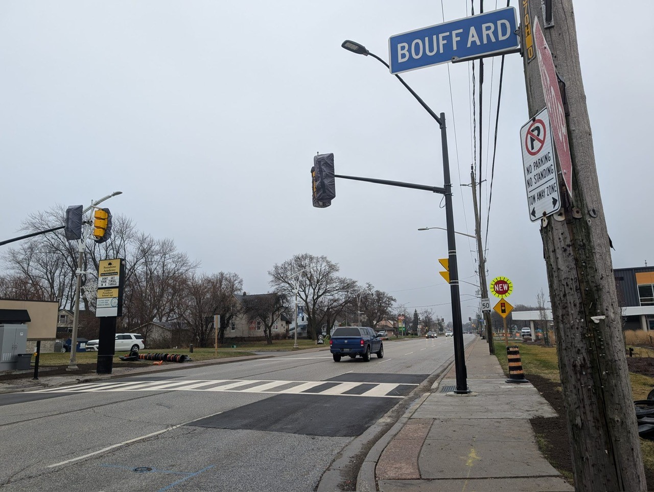 New crosswalks on Front Road in LaSalle have been activated