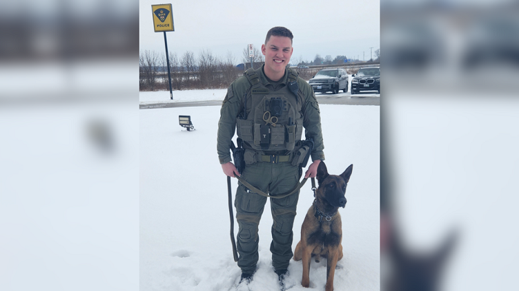 Essex County OPP welcomes new K9 team