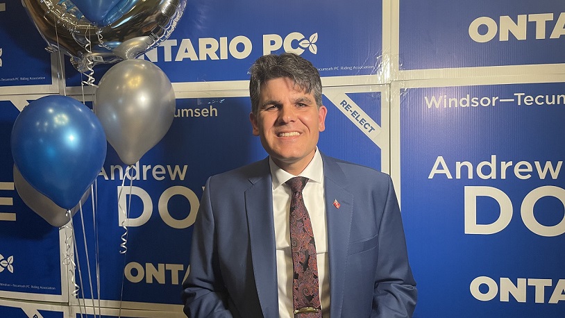 Andrew Dowie re-elected in Windsor-Tecumseh