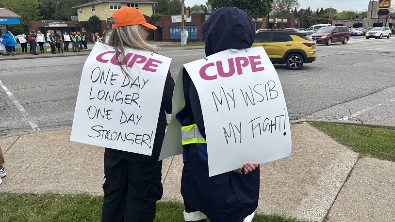 WSIB workers still off the job as strike enters sixth week