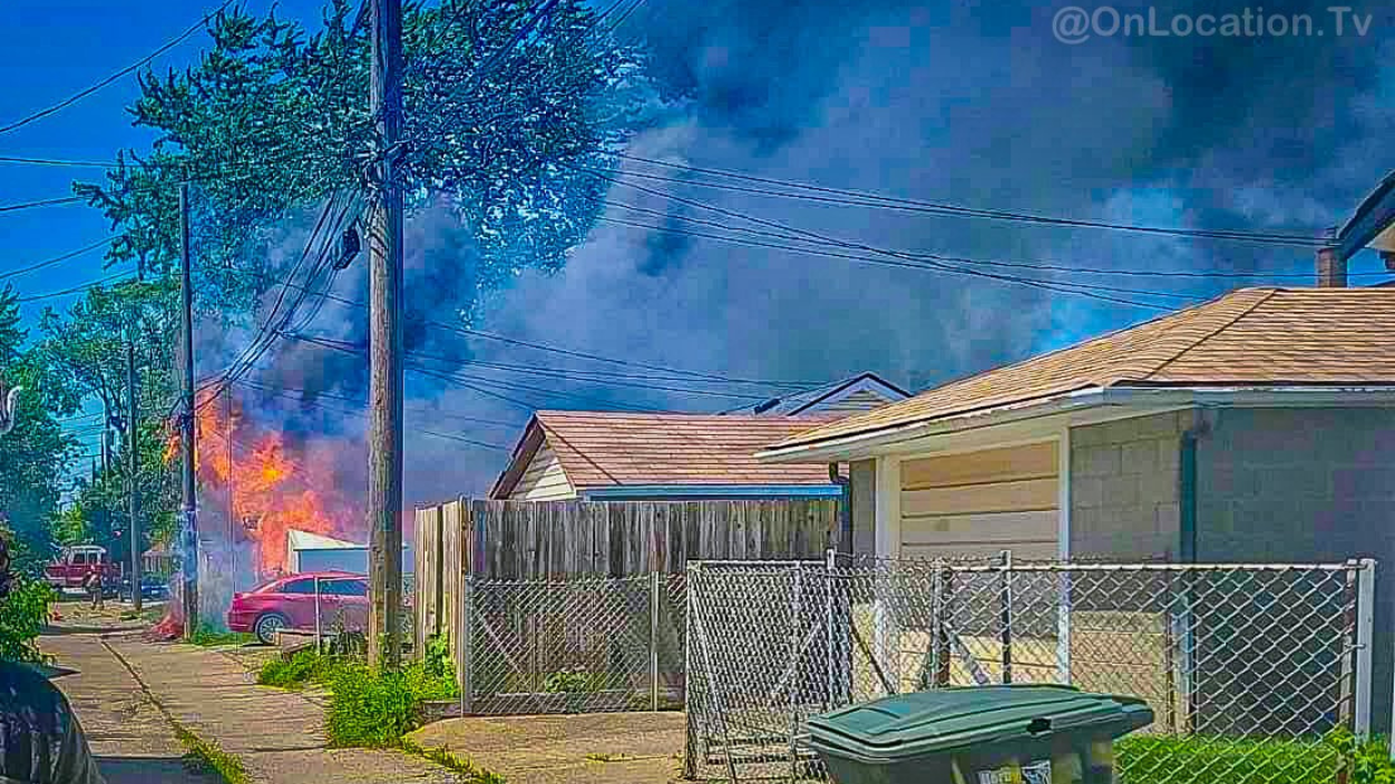 Walkerville fire sends man to hospital with second-degree burns