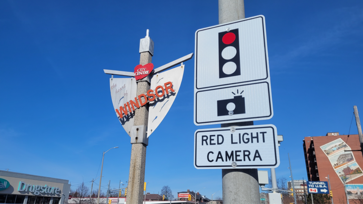 Two more red light cameras now active in Windsor