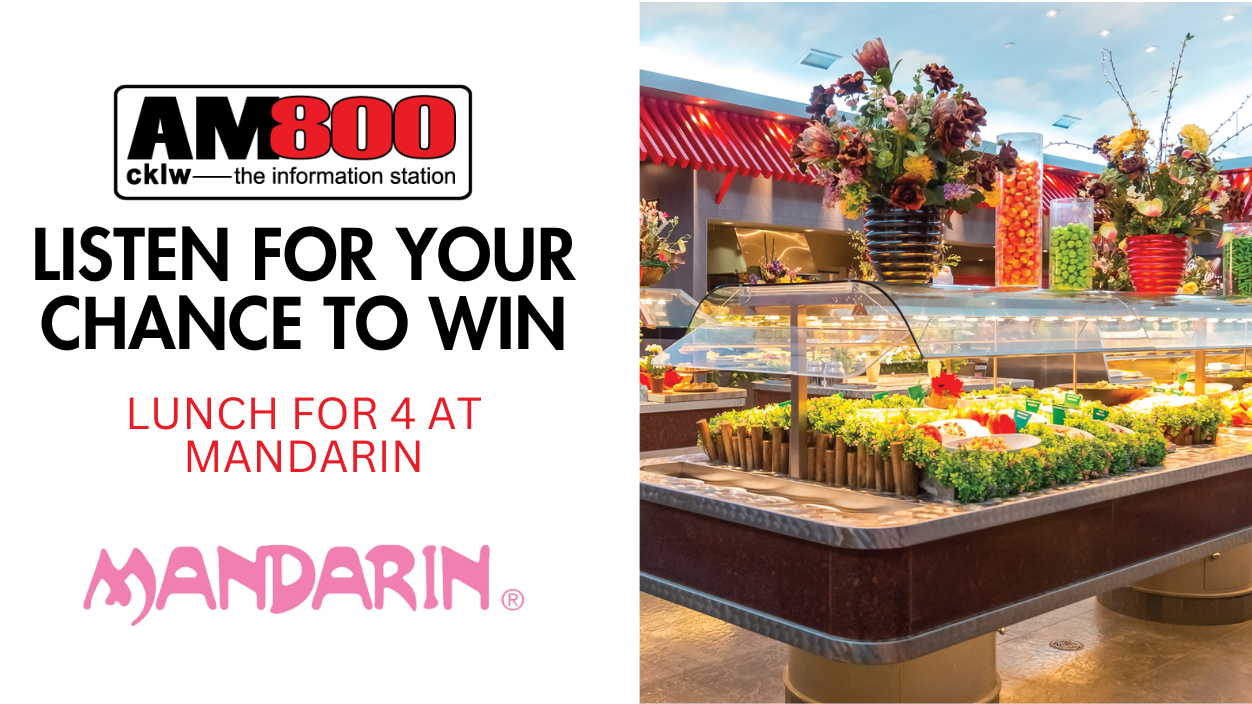 Listen for your Chance to Win Lunch for Four From Mandarin
