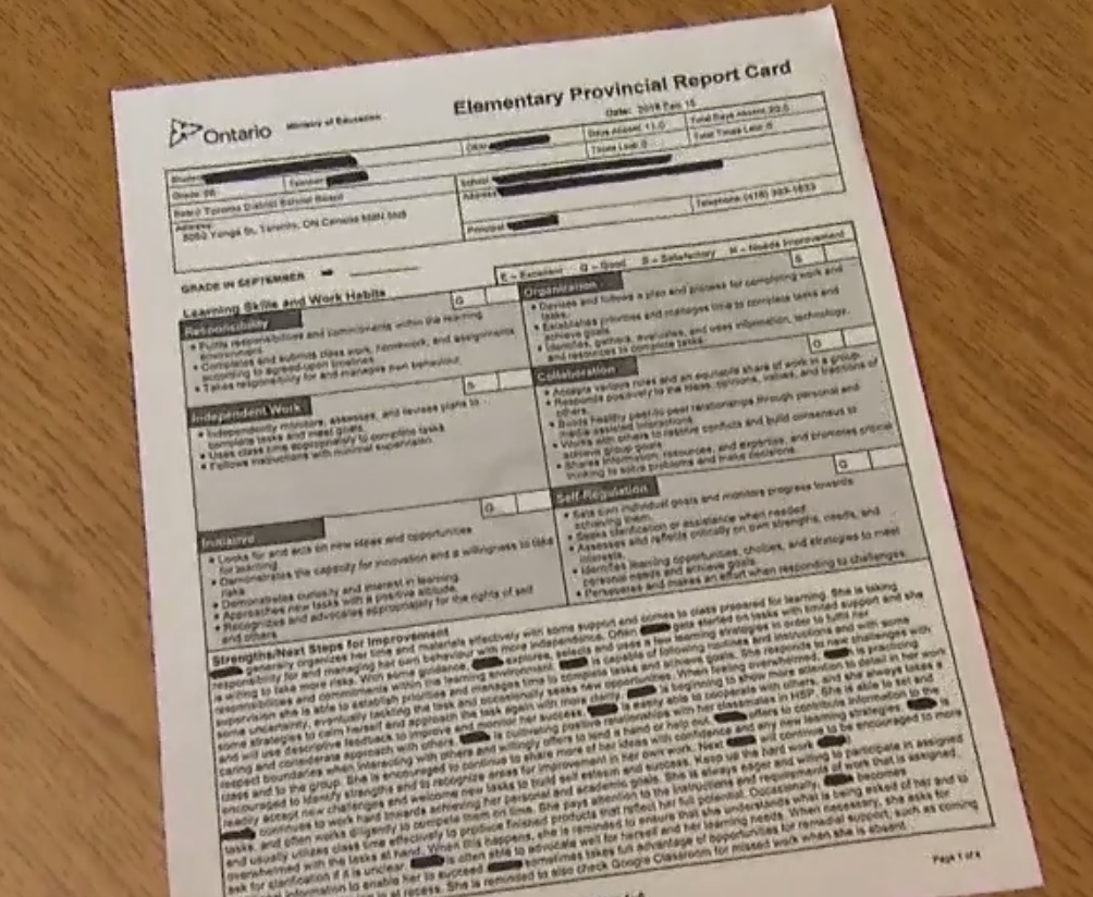 VIDEO Parents Urged to Review Report Card Comments