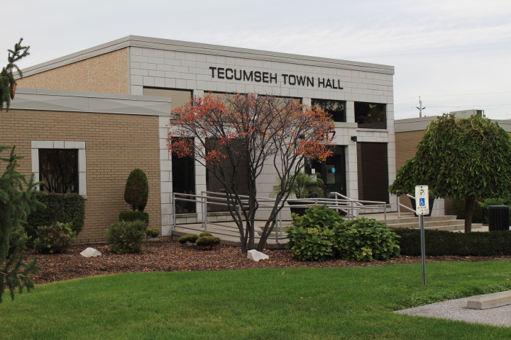 Front Entrance Change at Tecumseh Town Hall