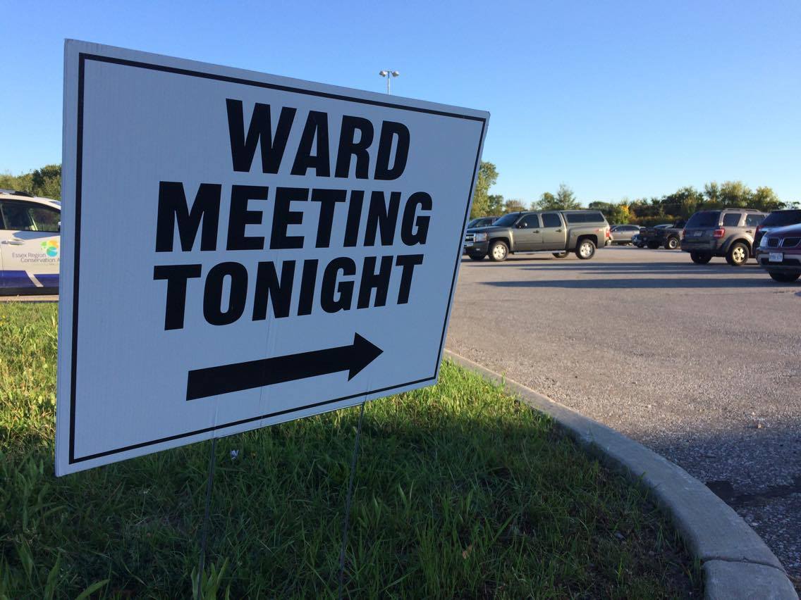 City sets schedule for ward meetings in September and October